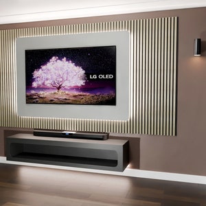 Plans for Floating Media Bench for Media Wall Step by Step Plans DIY ...