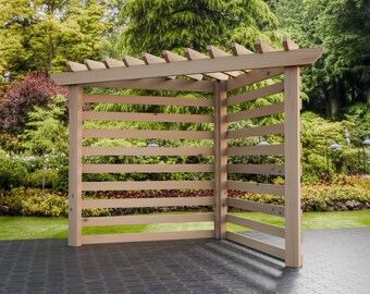 Plans for Wooden Garden Corner Pergola 2.3m X 2.3m DIY Digital Woodwork ...