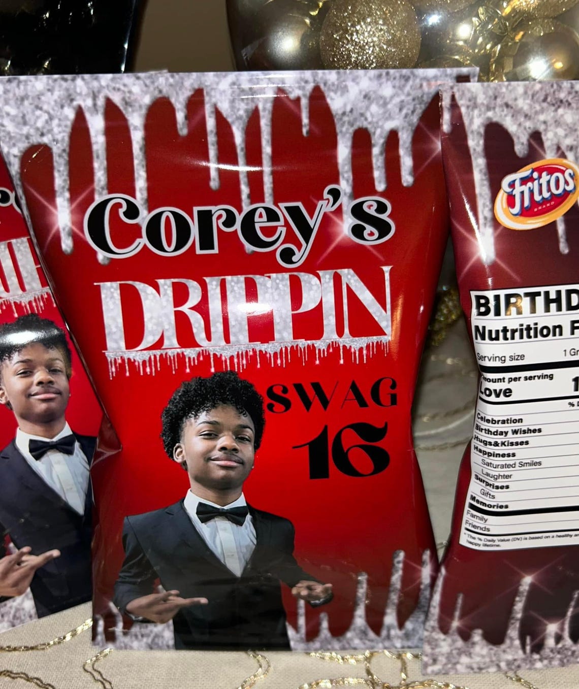 Personalized Name Birthday Swag Party Favors, Custom Potato Chip Snack ...