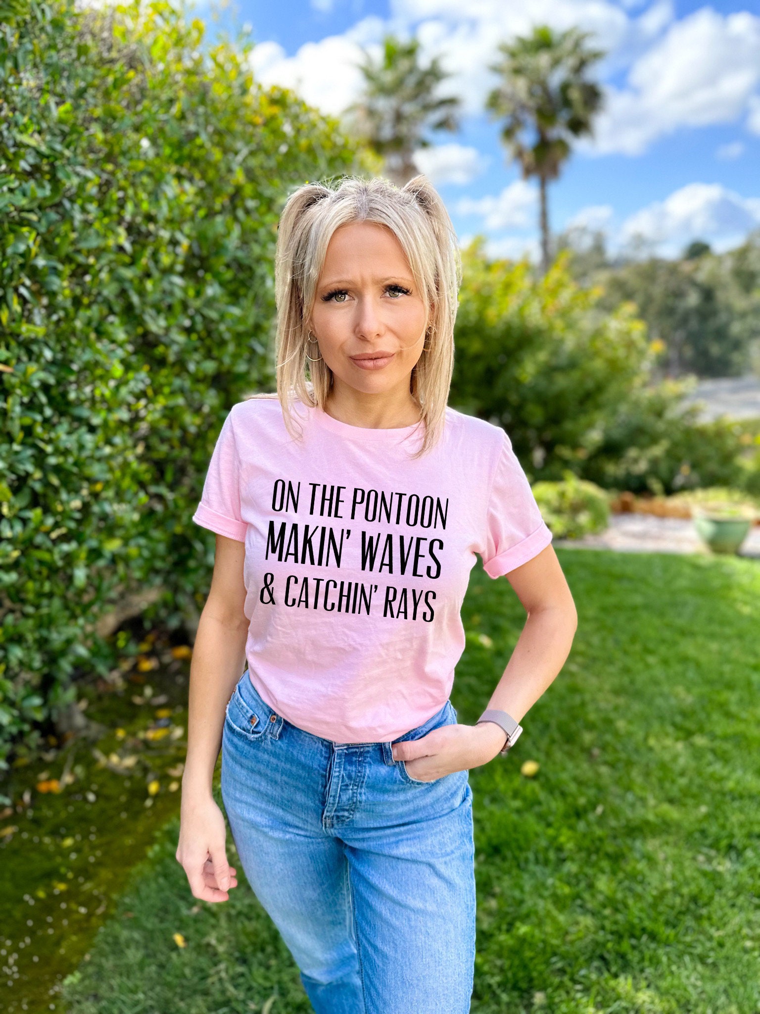 Pontoon Song Lyrics T-shirt, Little Big Town, Country Music - Etsy
