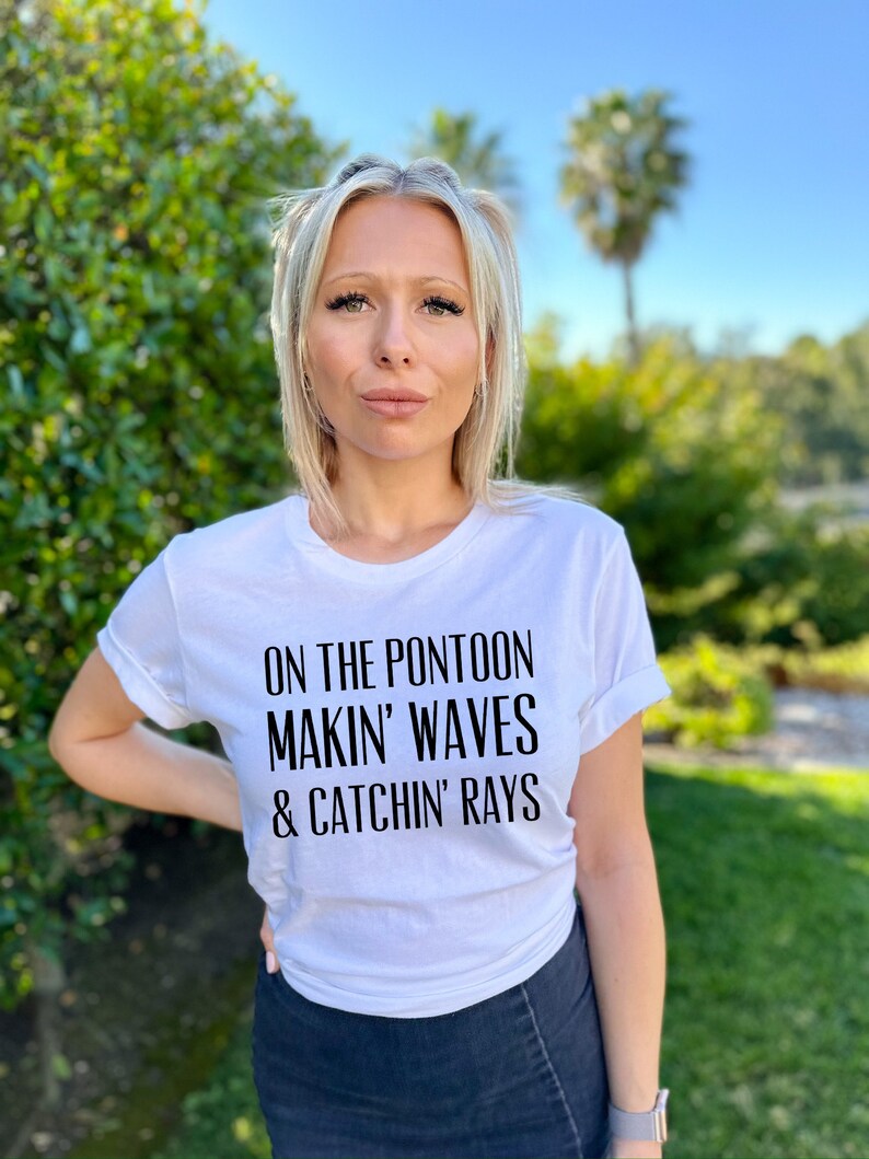 Pontoon Song Lyrics T-shirt, Little Big Town, Country Music - Etsy