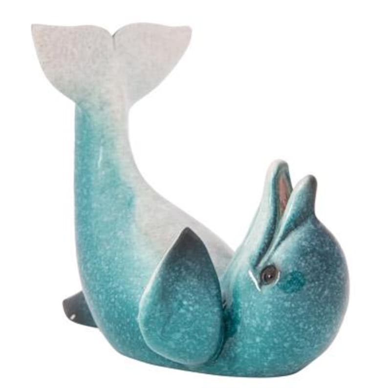 Polyresin Dolphin Phone Holder Figurine, Ocean Desk Decor - Etsy