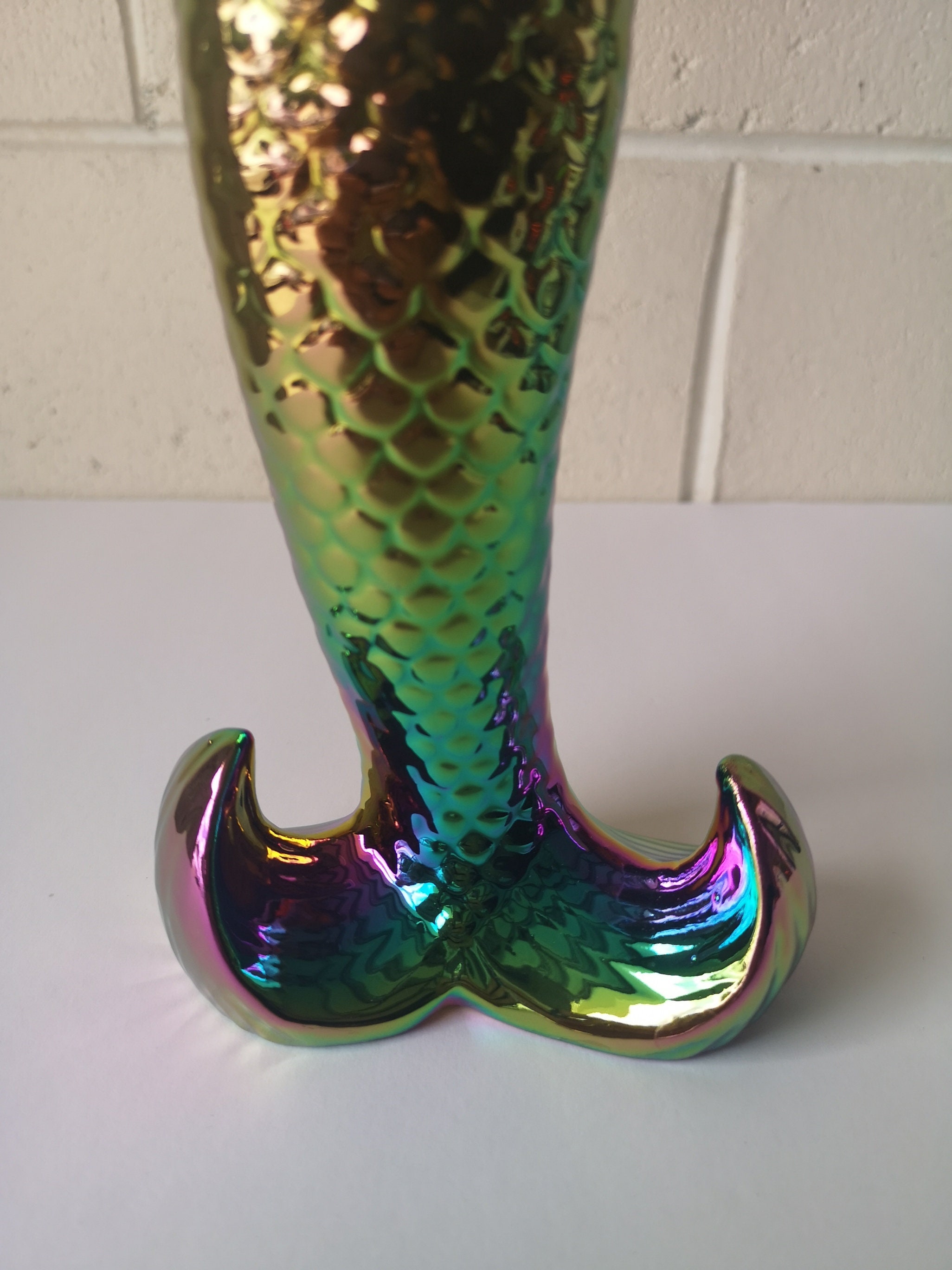 Mermaid Statue Mermaid Figurine Mermaid Decor Ceramic | Etsy