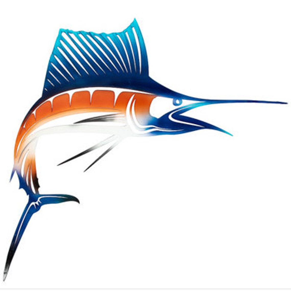 Fish Wall Art Sailfish Wall Decor Outdoor Wall Decor Fish - Etsy