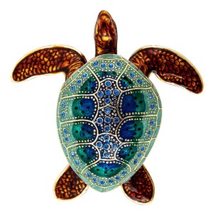 Turtle Trinket Box, Sea Turtle Storage Box, Sea Turtle Storage Box, Sea ...