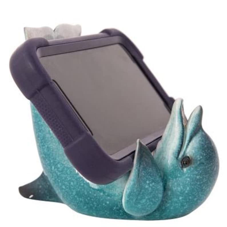 Polyresin Dolphin Phone Holder Figurine, Ocean Desk Decor - Etsy