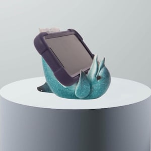 Polyresin Dolphin Phone Holder Figurine, Ocean Desk Decor - Etsy