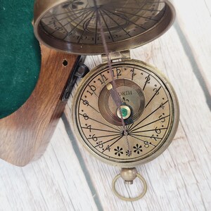 Antique Reproduction Compass, Antique Compass, Vintage Compass, Pocket ...