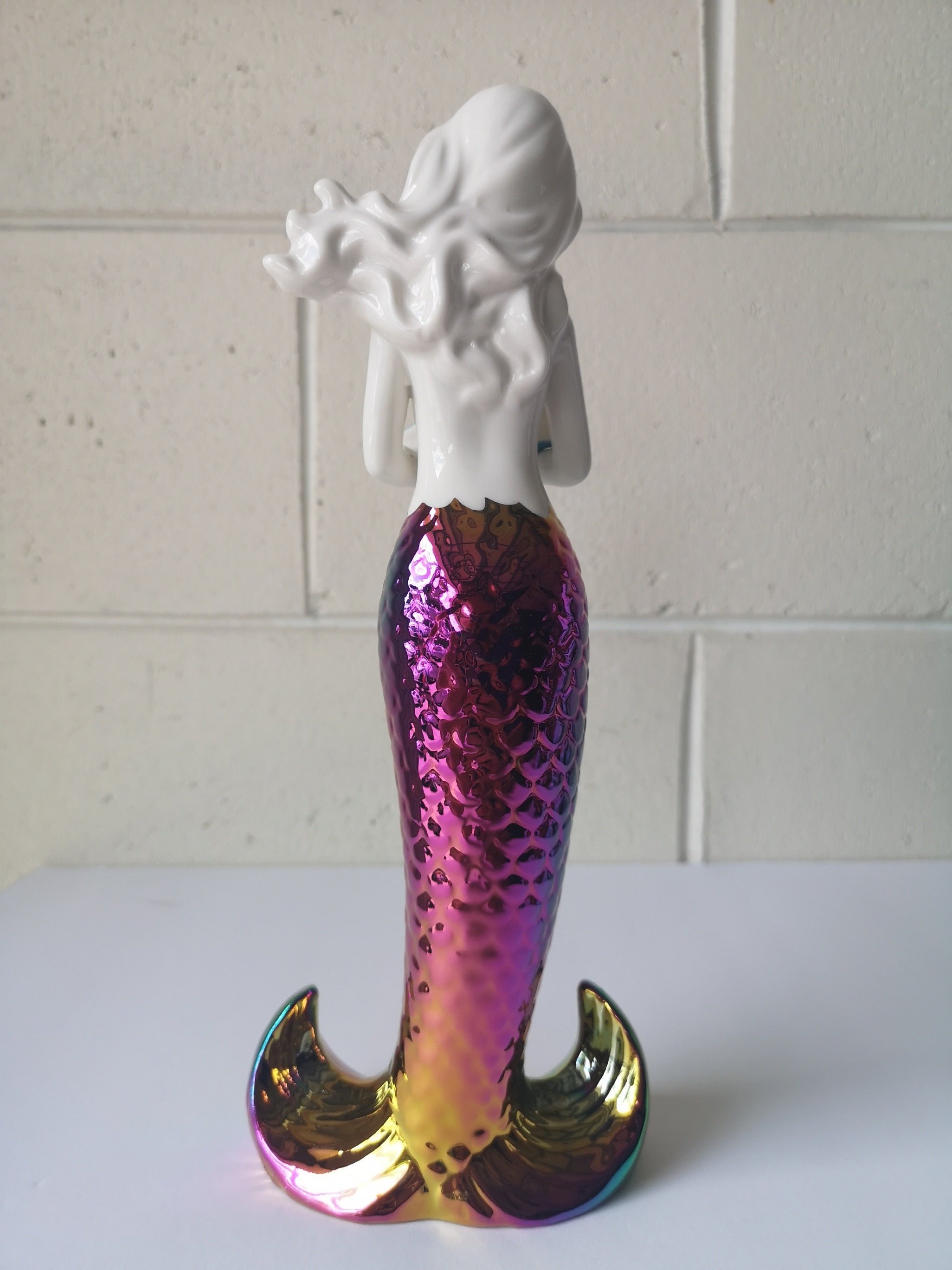 Mermaid Statue Mermaid Figurine Mermaid Decor Ceramic | Etsy