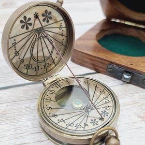 Antique Reproduction Compass, Antique Compass, Vintage Compass, Pocket ...