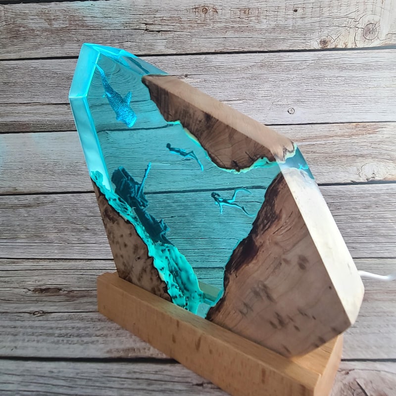 Dive Scene in Resin - Etsy