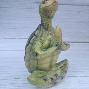 Meditating Sea Turtle Figurine: Yoga Pose, Zen Decor - Etsy