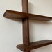 Walnut Shelf, Danish Modern Walnut Shelf, Walnut Wall Shelf, Handmade ...