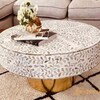 Mother of Pearl Stone Overlay Table Top / Counter Top Elegant Home ...