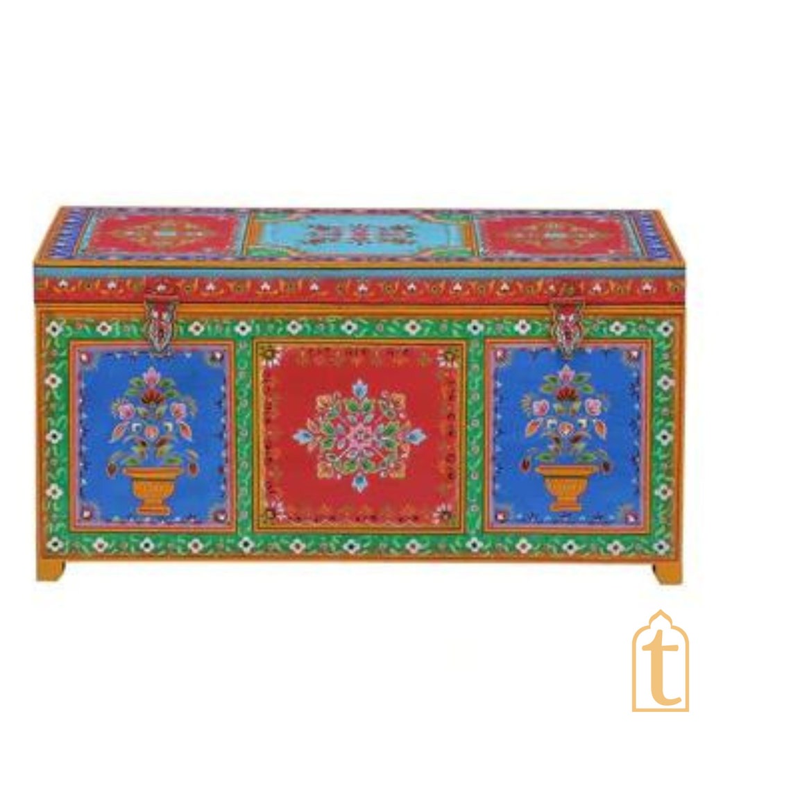 Indian Storage Trunk Treasure Chest Furniture Home and - Etsy