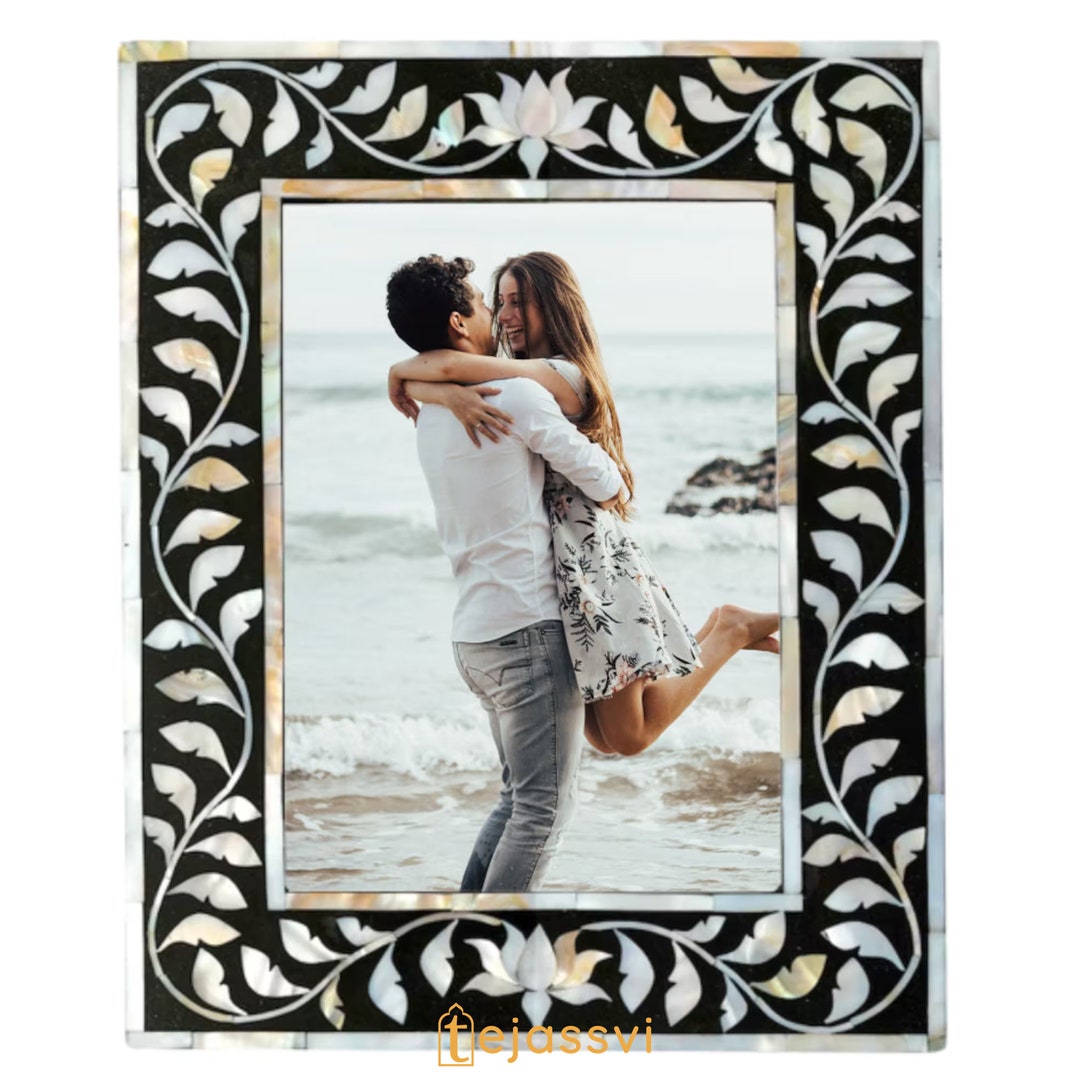 Handmade Mother of Pearl Inlay Photo Frame Handcrafted Mother of Pearl ...