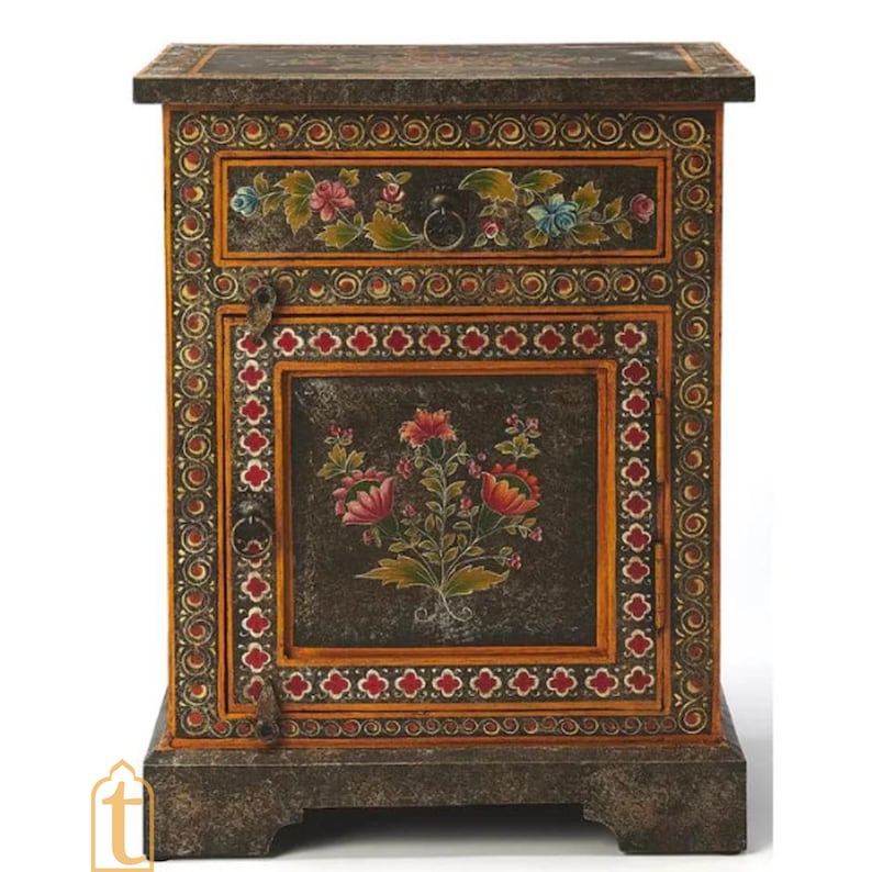 Rajasthani Indian Bedside Furniture/home Decor Side Table With - Etsy