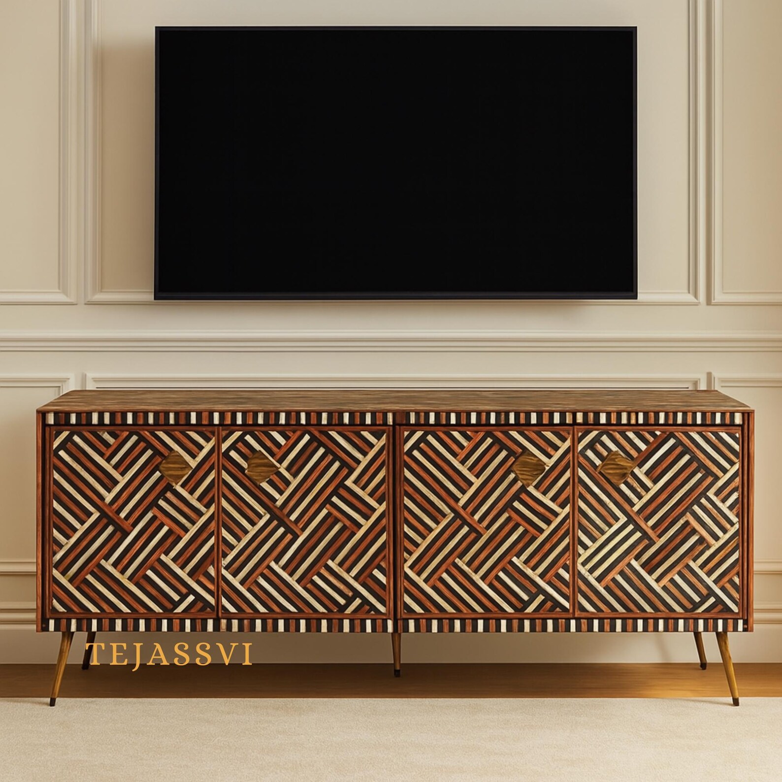 Bone Inlay Furniture/bone Inlay Chest of Drawers/storage Unit | - Bone ...