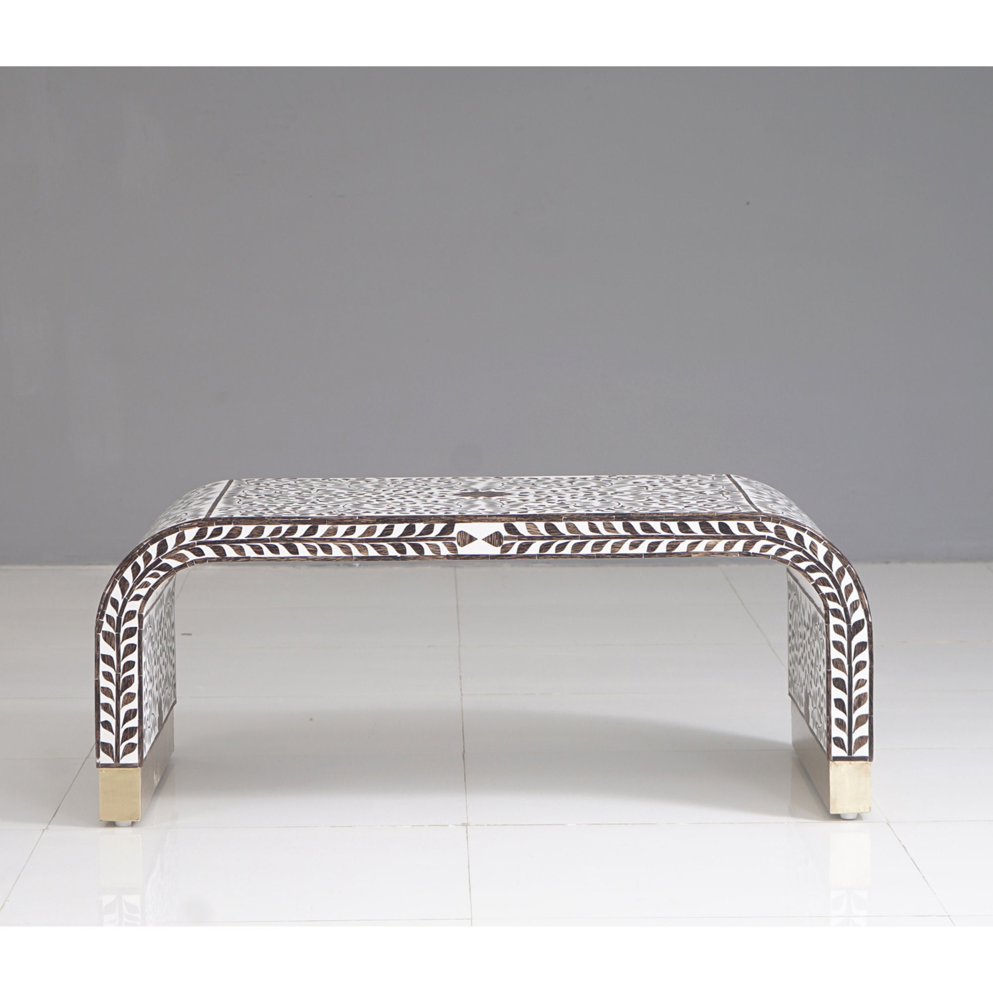 Handmade Wood Inlay Modern Console Table,hall Way Entry Table, Laptop ...