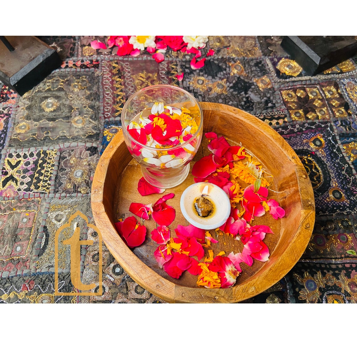 Wooden Chakki Table Indian Carved Coffee Table Indian - Etsy