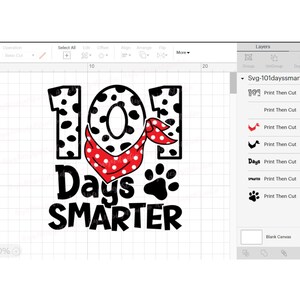 101 Days Smarter Svg, Boy 101 Days Smarter Svg, 101 Days Smarter ...