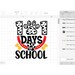 101 Days of School Svg, Dog Paw 101 Days Svg, Dalmatian Svg, 101 Days ...