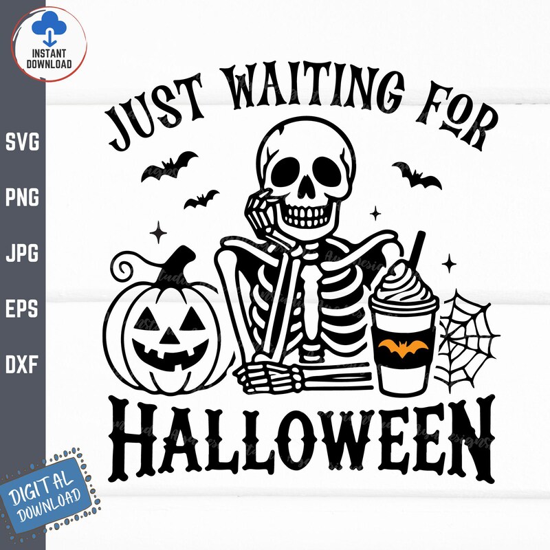 Fall Skeleton Svg - Etsy