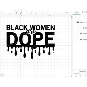 Black Women Are Dope Svg, African American Svg, Black Women Shirt Svg ...