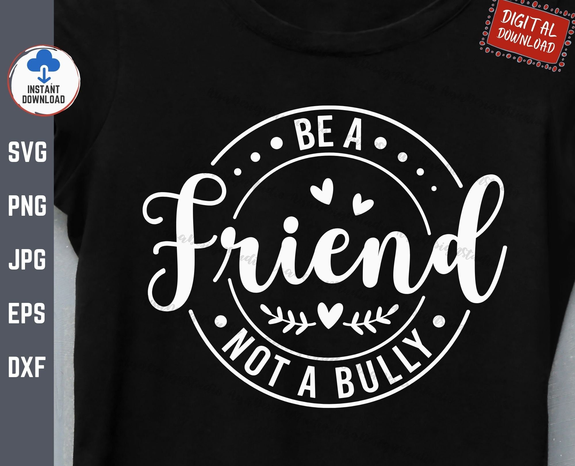 Be a Friend Not a Bully Svg, Bullying Prevention Day Svg, Kids Anti ...