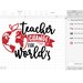 Teachers Change the World Svg, Teacher Shirt Svg, Teaching Svg, Apple ...