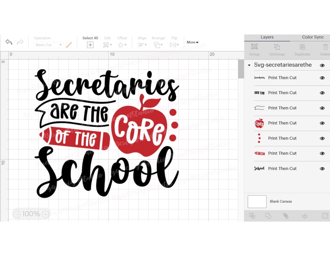 Secretaries Are the Core of the School Svg School Secretary - Etsy