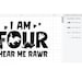 I Am Four Hear Me Rawr Svg, 4th Birthday Kids Svg, Fourth Rawr Birthday ...
