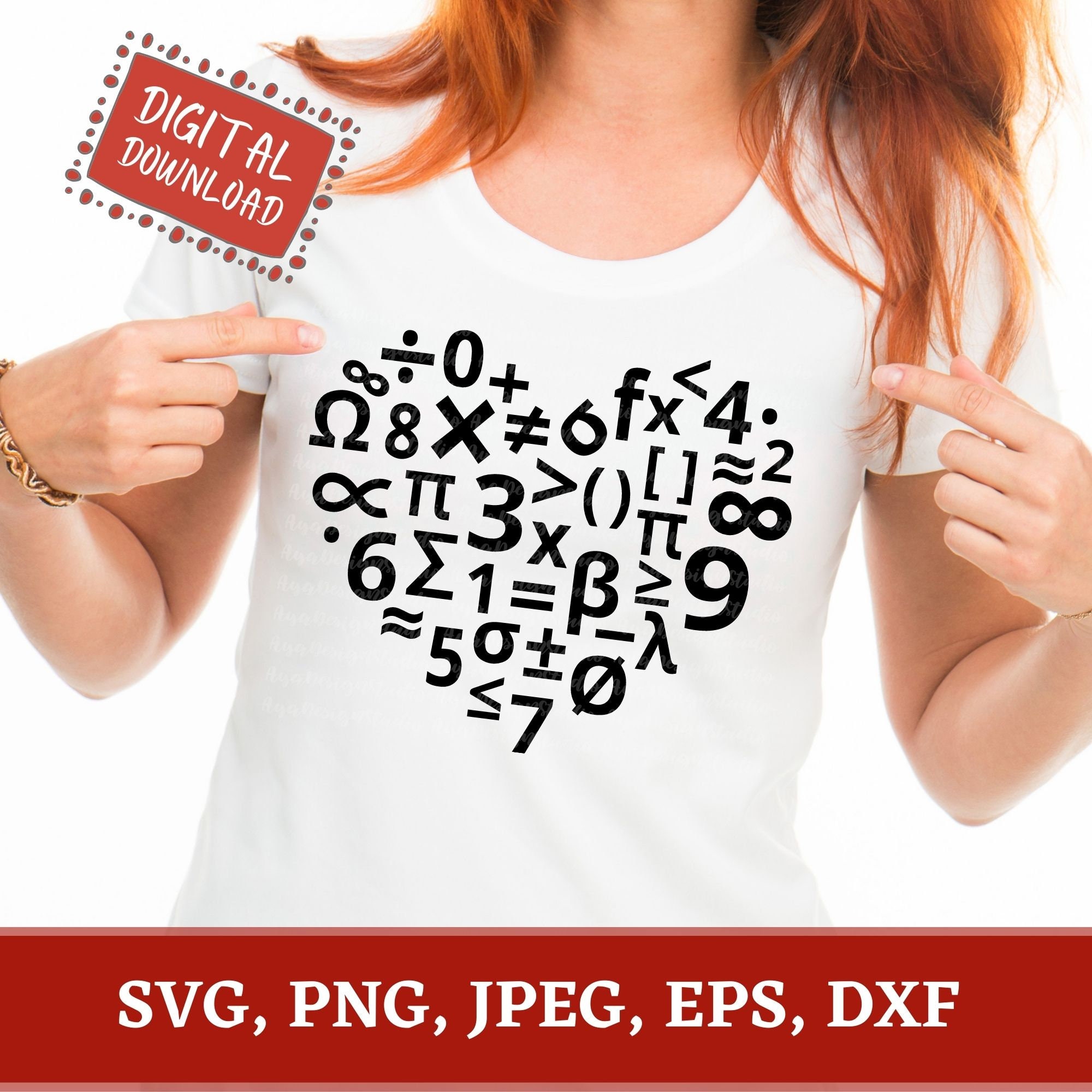 Math Heart SVG, Math Teacher SVG, Mathematics Heart, Mathematics Lover ...