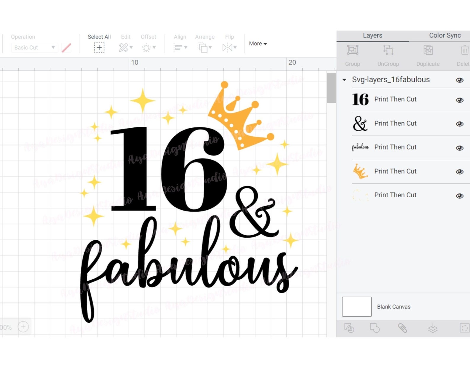 16 and Fabulous Svg, 16th Birthday, Sixteen Birthday Svg, 16th Birthday ...