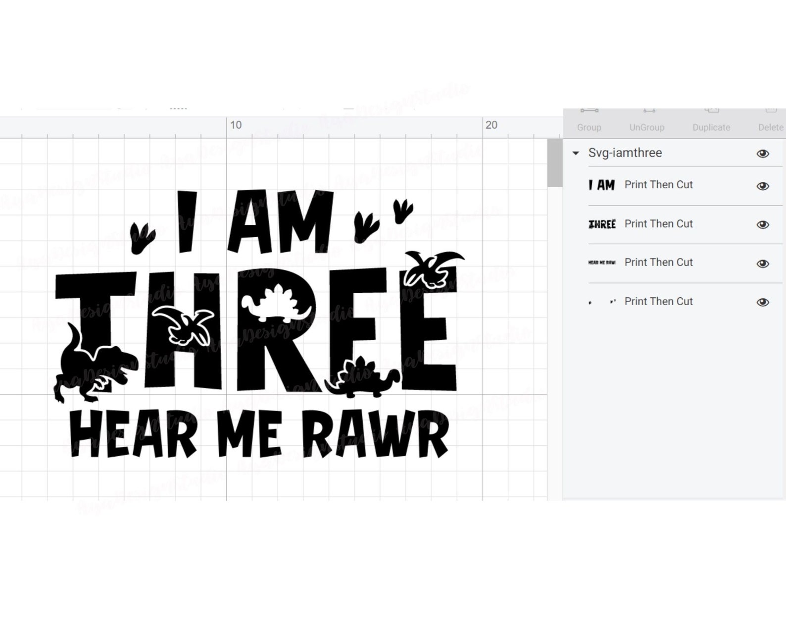 I Am Three Hear Me Rawr Svg 3rd Birthday Kids Svg Third Rawr - Etsy