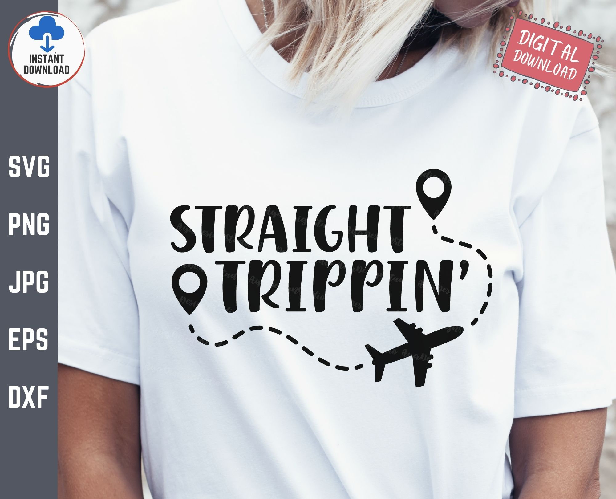 Straight Trippin Svg Vacation Tshirt Svg Vacation Svg Trip | Etsy