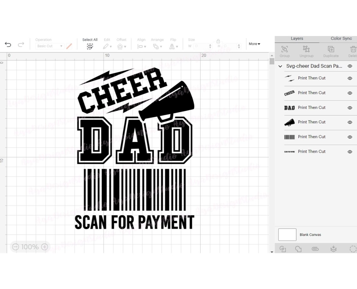 Cheer Dad Scan for Payment Svg Proud Cheer Dad Svg Sports - Etsy