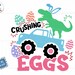 Crushing Eggs Svg, Easter Egg Crusher Svg, Crushing Eggs Monster Truck ...