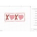 Valentine Pan Dulce XOXO Svg, Concha Heart Valentine Svg, XOXO Heart ...