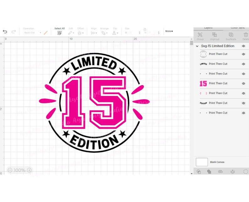 15 Limited Edition Svg Fifteenth Birthday Svg 15th Birthday - Etsy