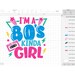 I'm a 80s Kinda Girl Svg, Retro 80s Girl Svg, 80s Music Cassette Svg ...