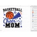 Basketball and Cheer Mom Svg, Basketball Cheer Mom, Proud Cheer Mom Svg ...