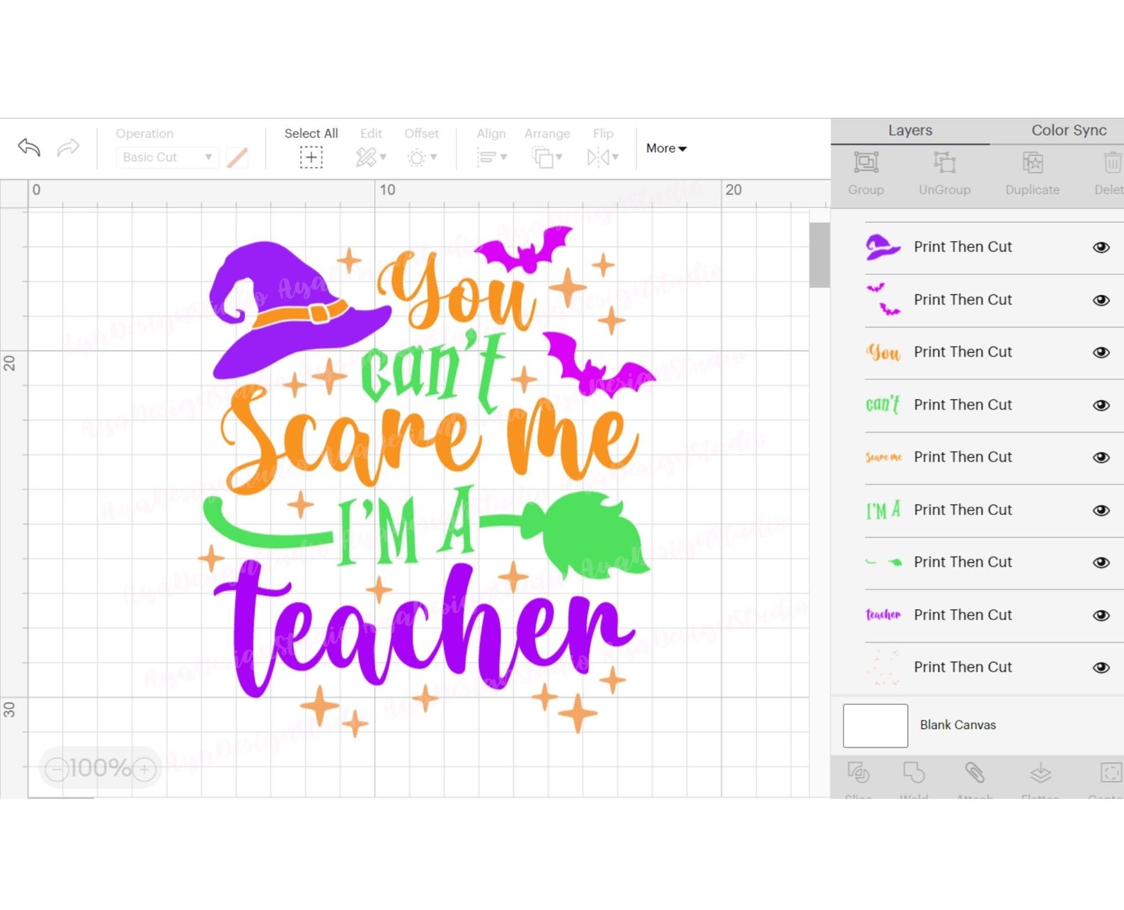 You Can't Scare Me I'm A Teacher Svg, Funny Teacher Halloween Shirt Svg ...