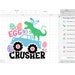 Egg Crusher Svg, Easter Crushing Eggs Svg, Egg Crusher Monster Truck ...