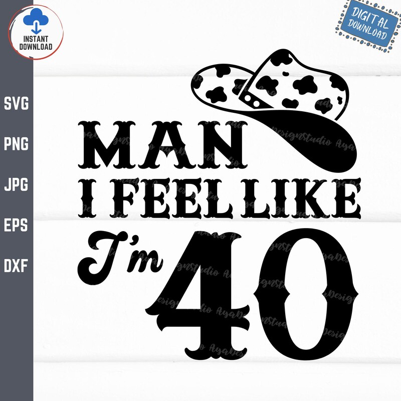 40th Birthday Rodeo Svg - Etsy