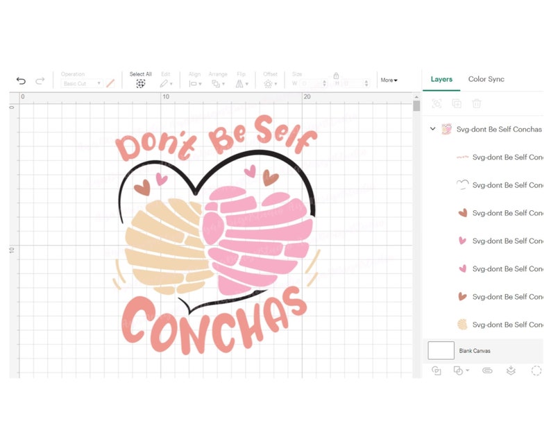 Don't Be Self Conchas Svg, Funny Mexican Sweet Bread Svg, Concha Pan ...