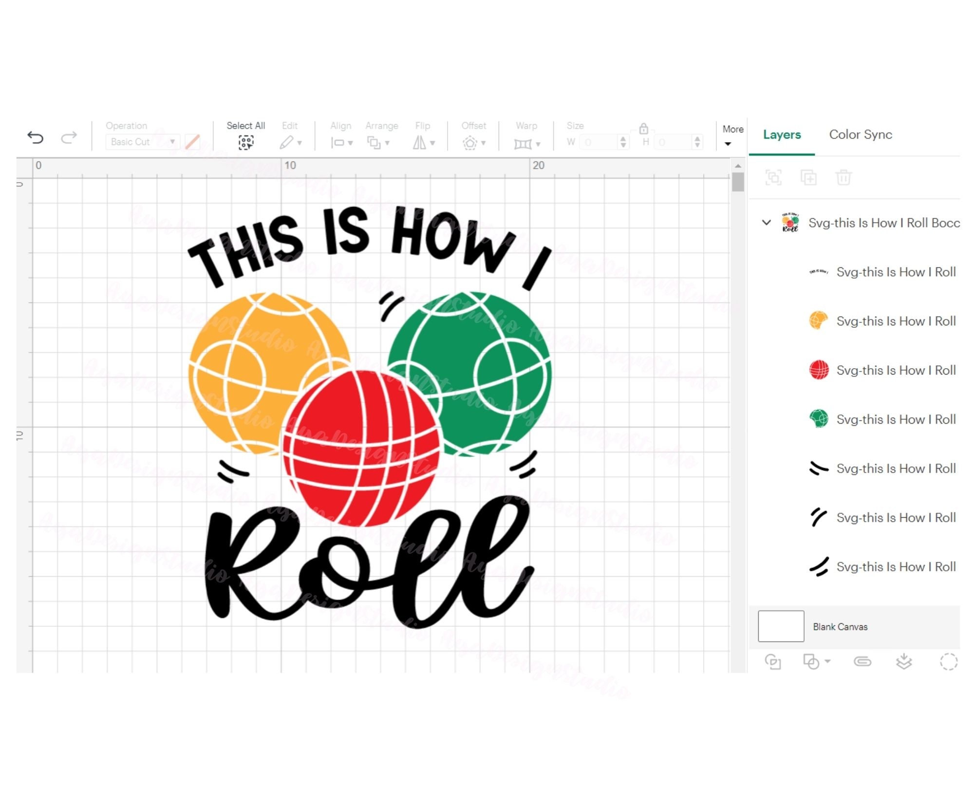 This is How I Roll Bocce Ball Svg, Bocce Ball Lover Svg, Bocce Ball Svg ...