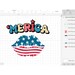 Retro 'merica Svg, Retro America Lips Svg, 4th of July America Lips Svg ...