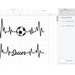 Soccer Heart Beat Svg, Football Heart Beat Svg, Love Cup Heart Beat Svg ...