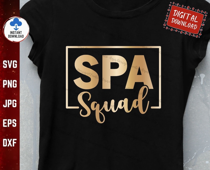Spa Squad Svg Spa Birthday Party Svg Self Care Svg Girls - Etsy México